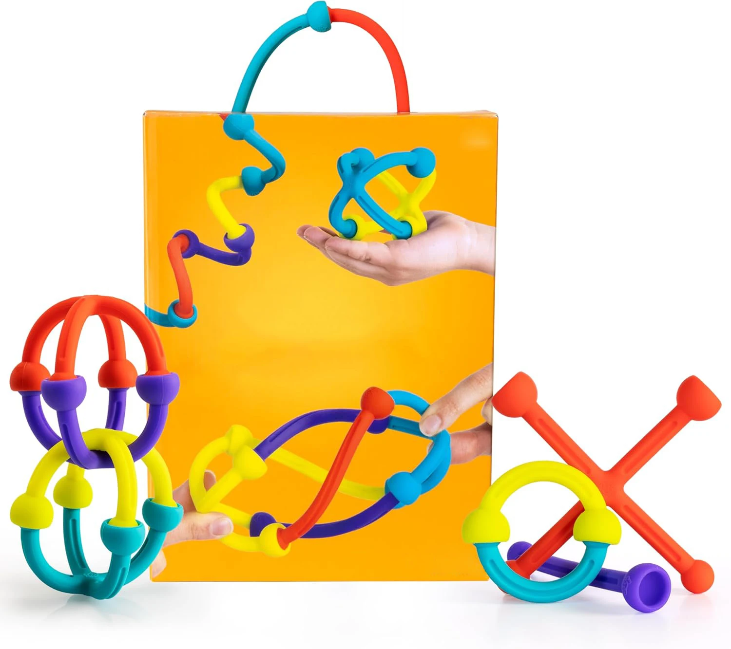 2025 New Silicone Suction connecting toys, Colorful Silicone Creative ...