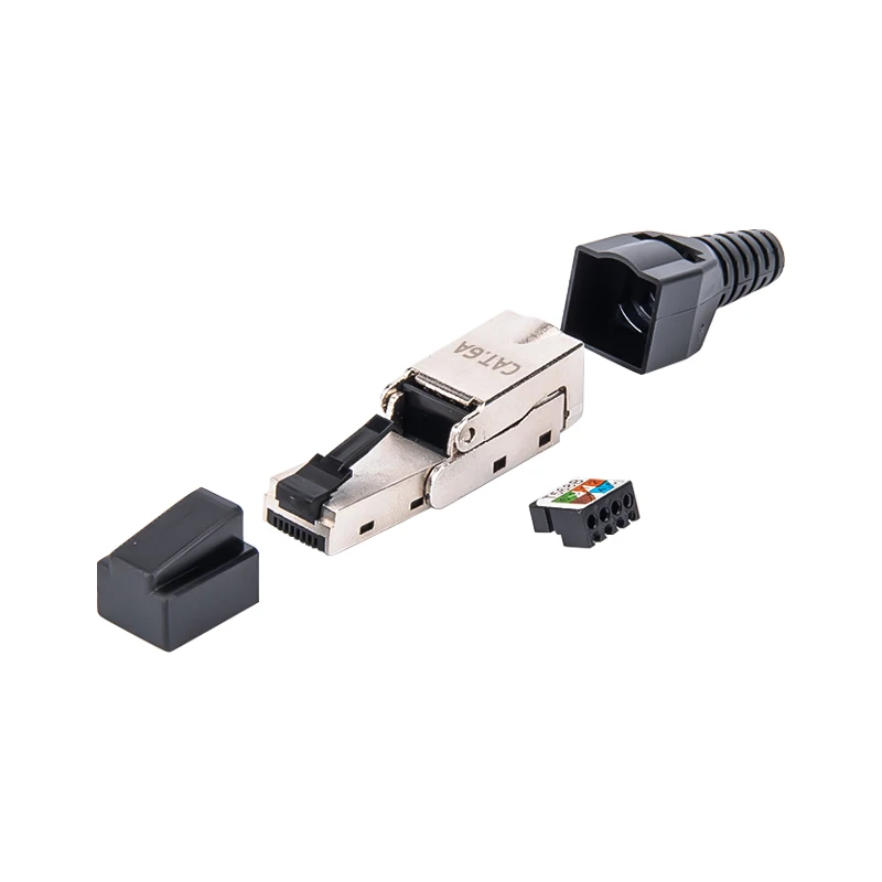 Angledd Field Termination Plug - Quick Cat 6A Install