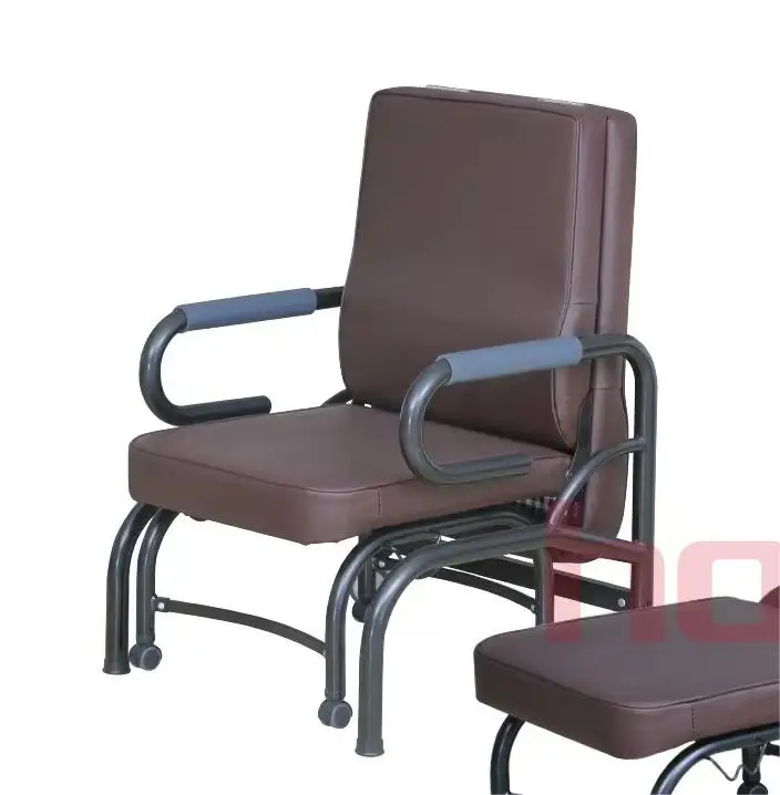 Medical Accompany Attendant Chair Hospital Folding Sleeping Chair Bed ...