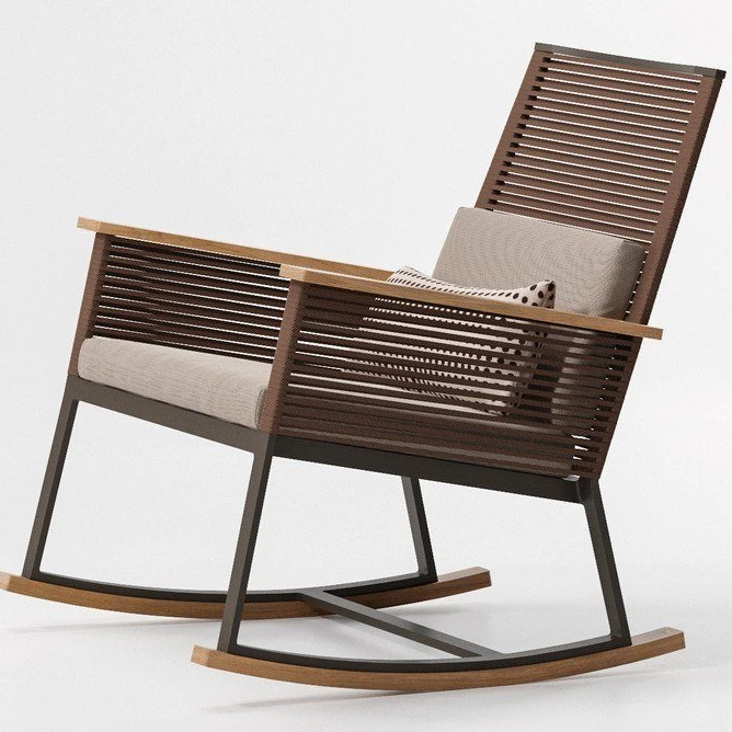 Customized Outdoor Garden Chair Rope Aluminium Chair Patio Balcony ...