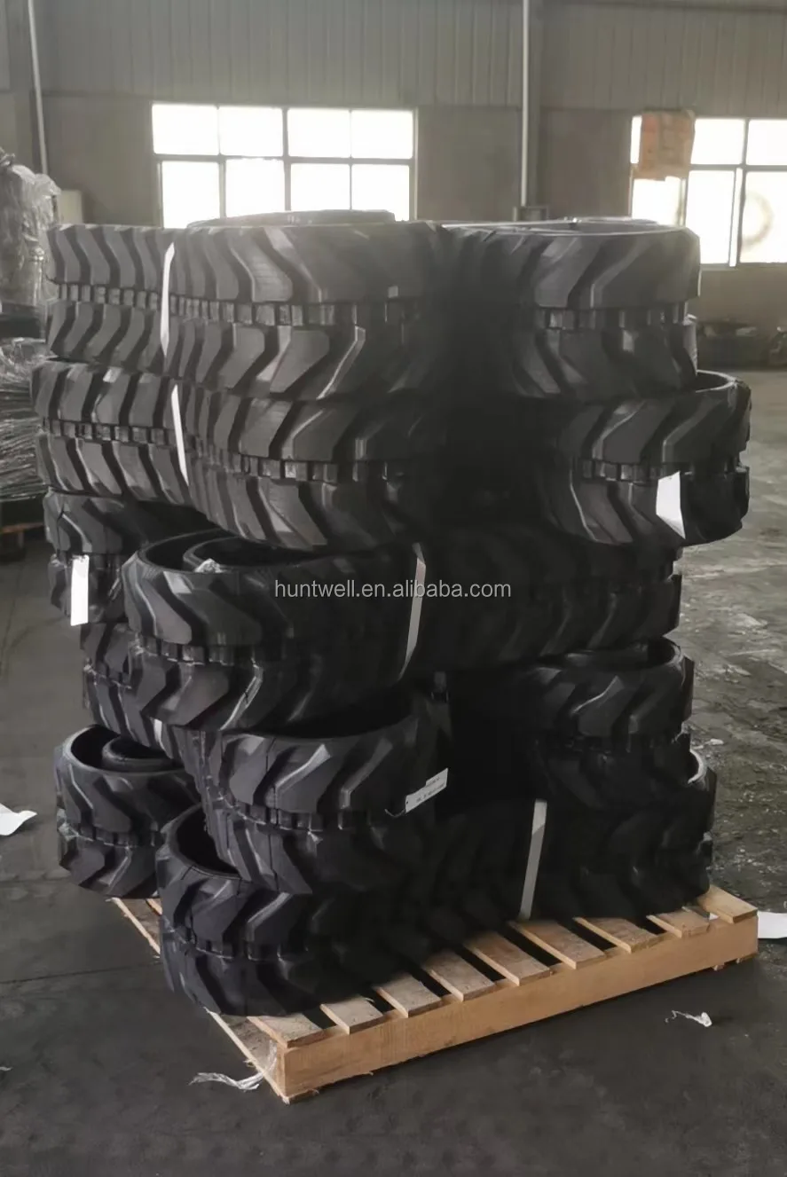300x52.5x84 400x72.5x74 Mini Excavator Snowblower Rubber Tracks