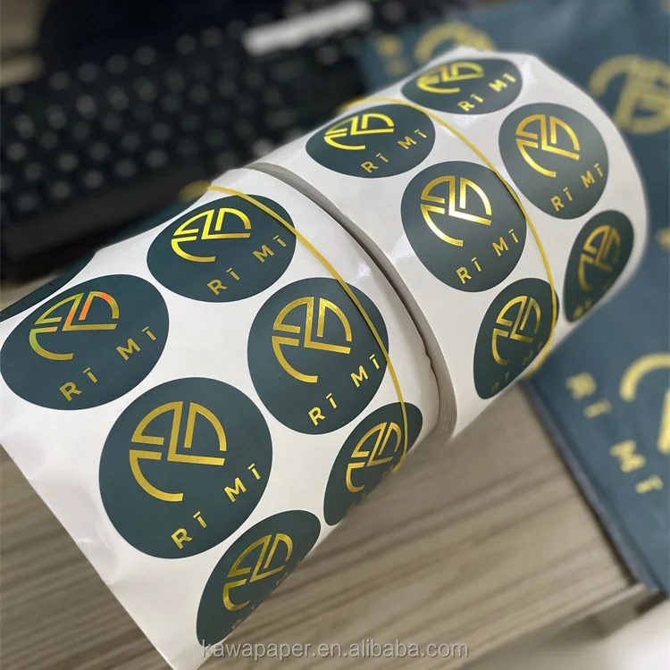 Custom Printed Round Stickers - Waterproof & Adhesive
