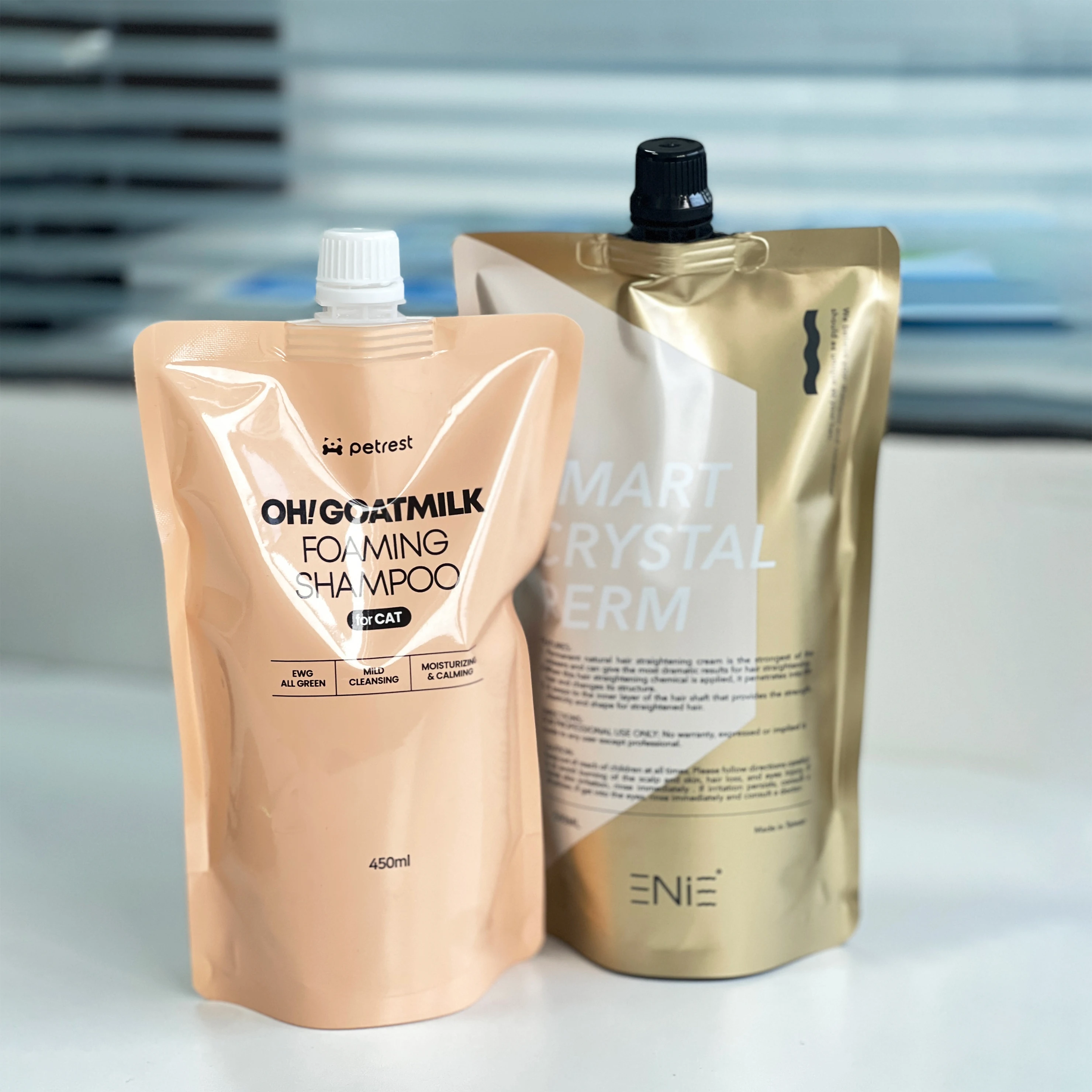 Custom Sample Plastic Glossy Laminated Aluminum Foil Refill Packaging ...