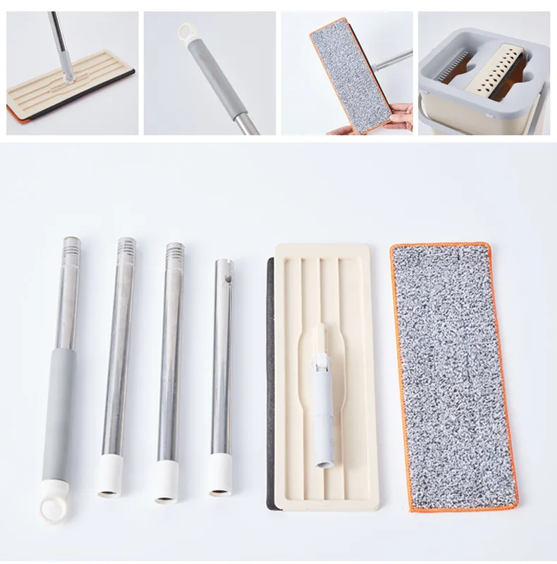 Squeeze Wash Floor Flat Mop - Efficient Cleaning Solutions