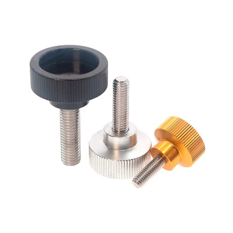M3-M10 Aluminum Knurled Thumb Control Knobs Screws for Fine Tuning ...