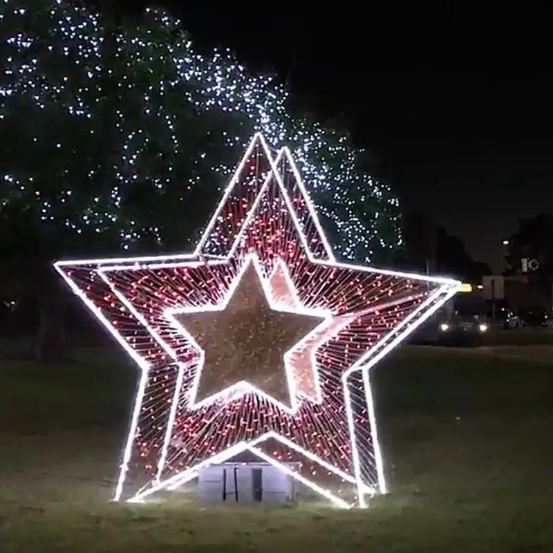 Animated Large Outdoor Christmas Star Decoration - Buy Large Outdoor ...
