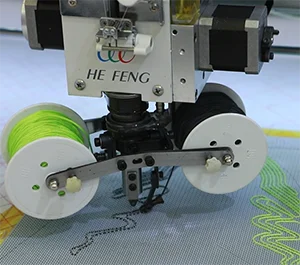 Multi Head Mixed Flat Coiling Cording Sequin Beading Embroidery Machine ...