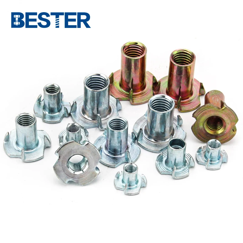 M6 M8 M10 M12 Din1624 Carbon Steel Galvanized Wood Furniture Connector ...