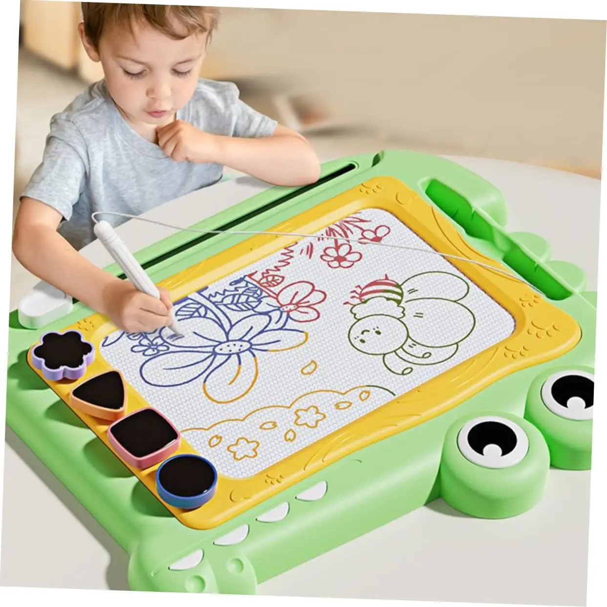 Educational Early Learning Magnetic Drawing Board Pad Toys Erasable ...