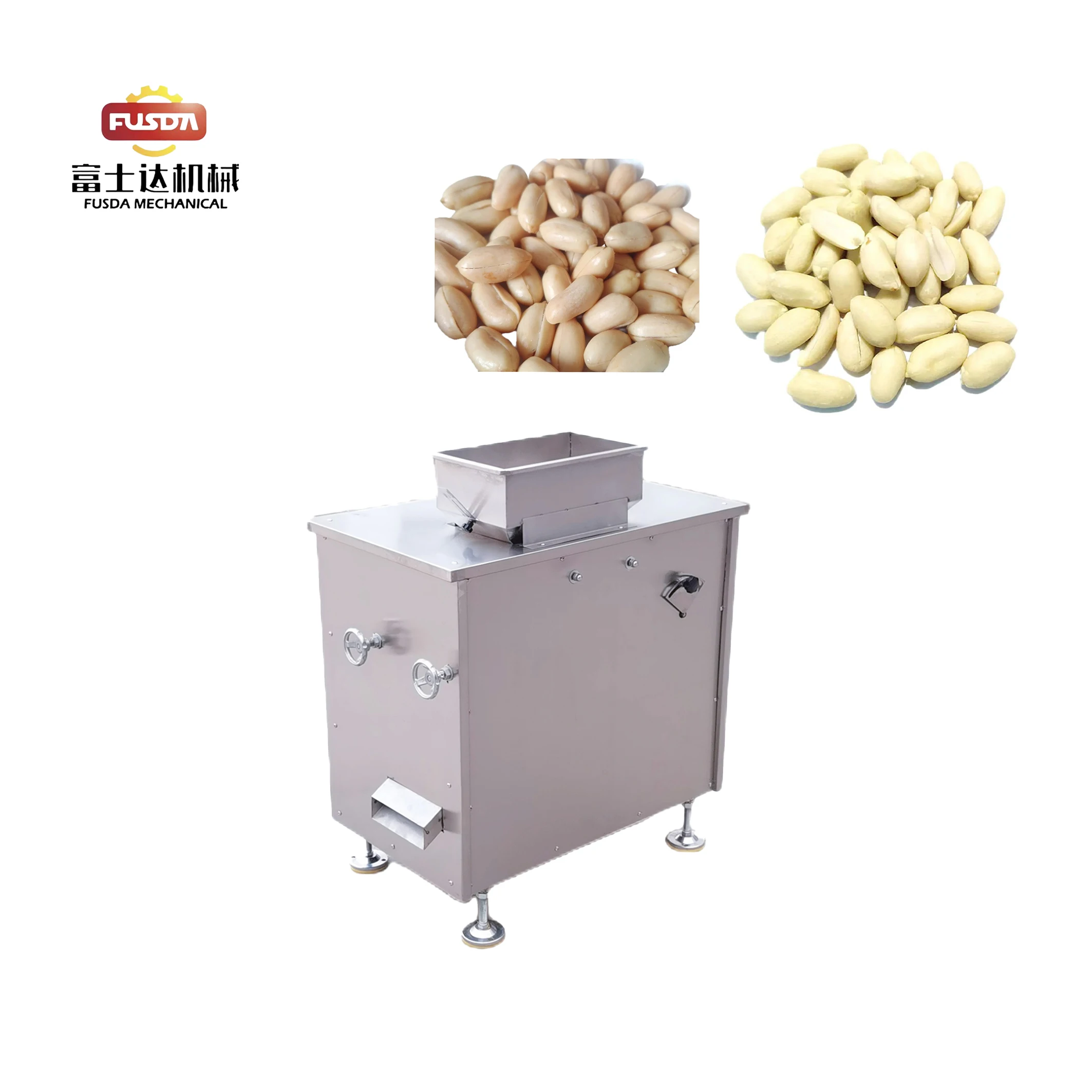 FSD Automatic High Productivity Snack Machine Stainless Steel Peanut ...