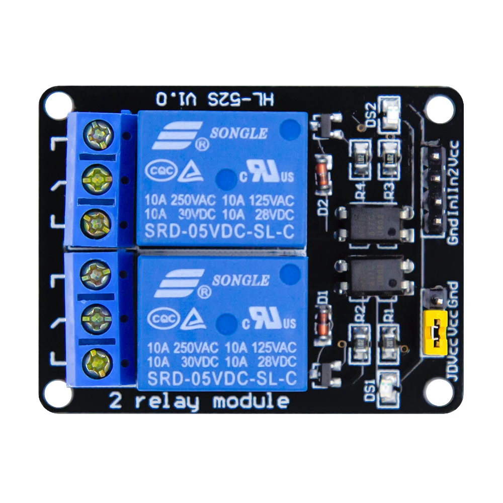 2 Channel Low Level Relay Module with Light Coupling 5V| Alibaba.com