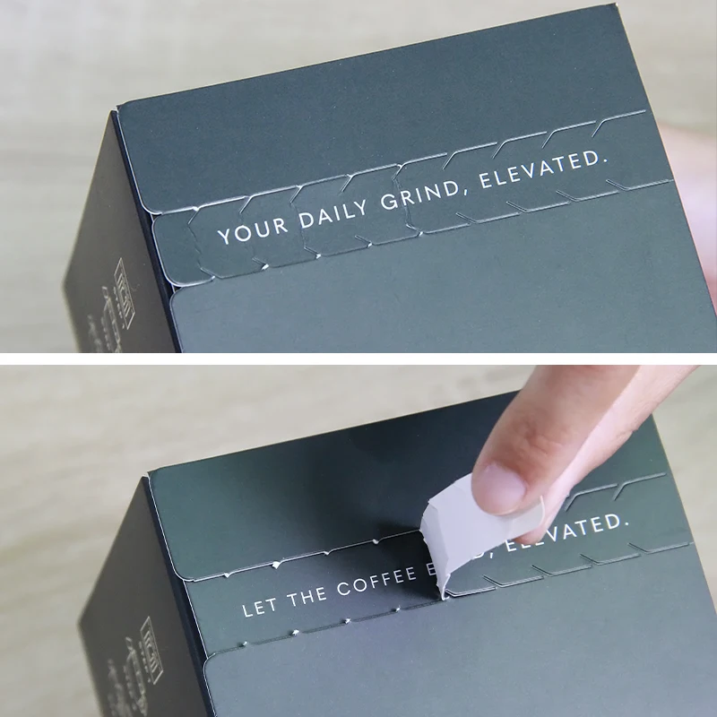 Kraft Boxes Tear Open Zipper Tear Strip Mailer Packaging Shipping Box ...