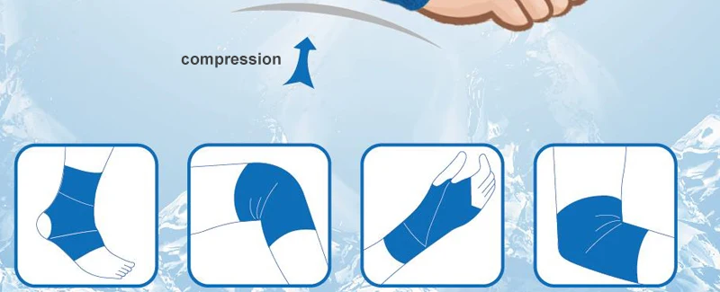 ISO/IC Certified Medical Adhesive Bandage First Aid Cold Ice Wrap ...