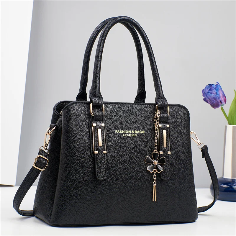 Factory Wholesale New Women's Large Capacity Tote Handbag Pu Fashion ...