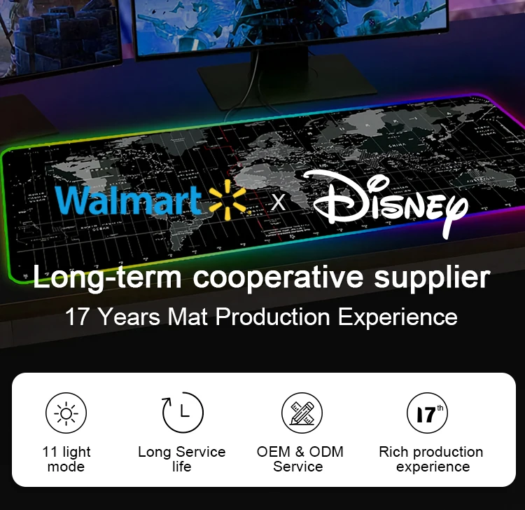 Custom Xl Xxl Large Rgb Gaming Mouse Pad Sublimation Rgb Keyboard Desk ...