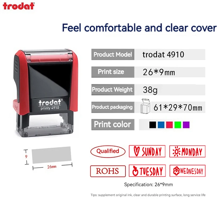 Trodat Ink Return Tumbler Stampreceipt And Deliverycontrolled ...
