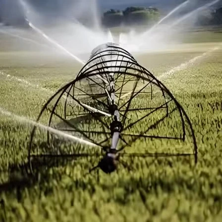 Movable Farm Irrigation Systems Equipment with Side Roll Feature ...
