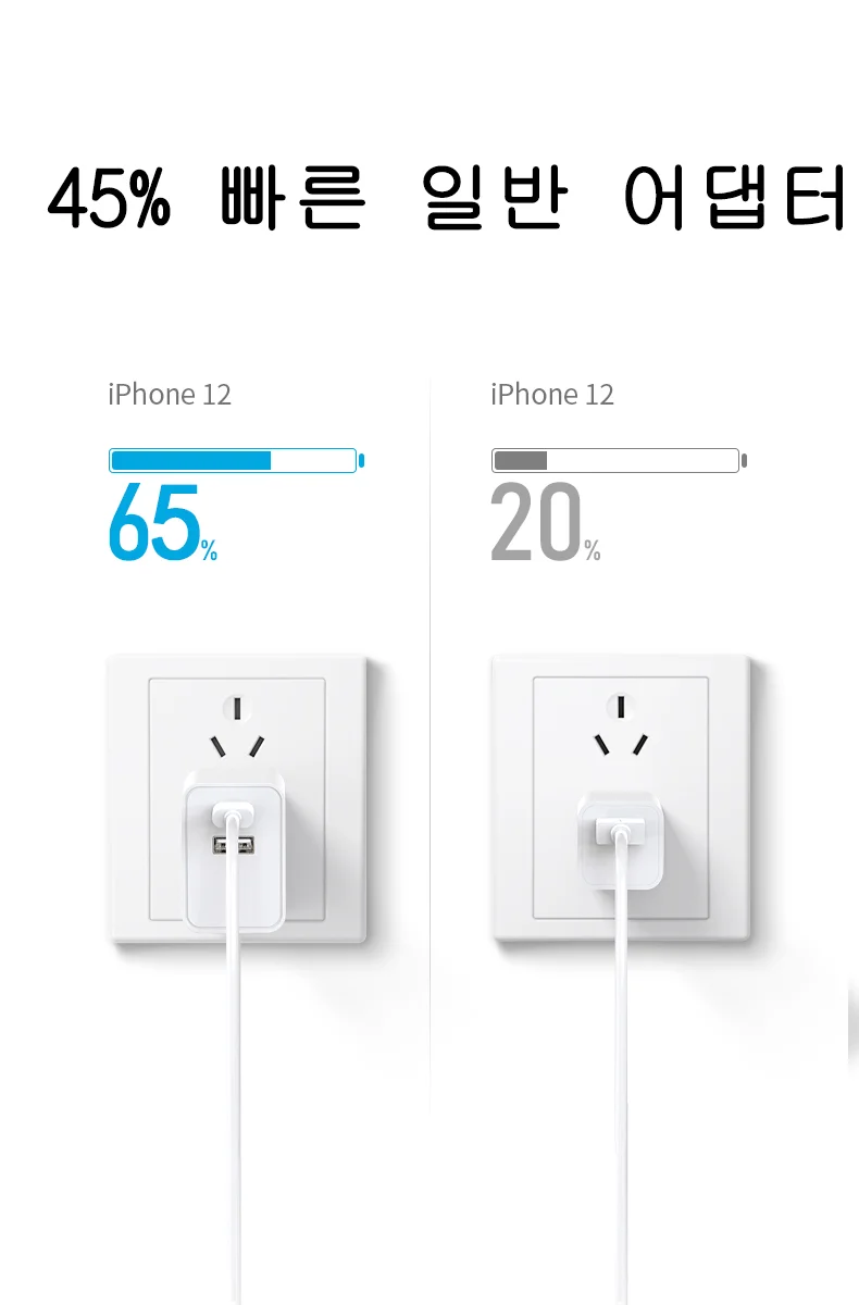 Kr Plug Kc Certified 25w Pd Qc Fcp Dual Ports Usb A Type C Mobile Phone ...