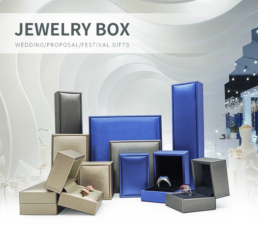 Wholesale Price Double Ring Necklace Jewelry Packaging Box