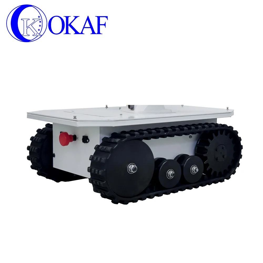 Electric Tracked Robot Platform Undercarriage Stair Climbing Robot tank ...