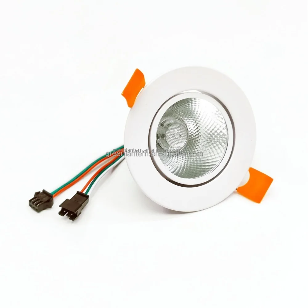 24V WS2811 IC Pixel Addressable RGB LED Spot Light 3/5/10/15/20W ...