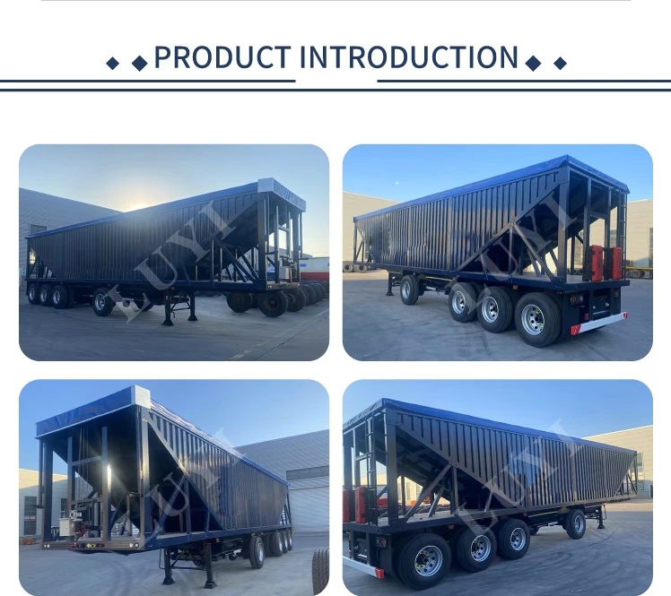 The 4-axis Sudanese Custom Grain Transporter Can Carry 120cbm 80 Tons ...