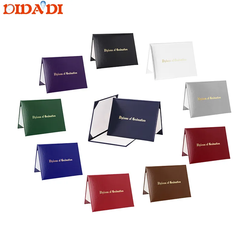 Blue Certificate Folder Diploma Cover With Foil Stamping Logo| Alibaba.com