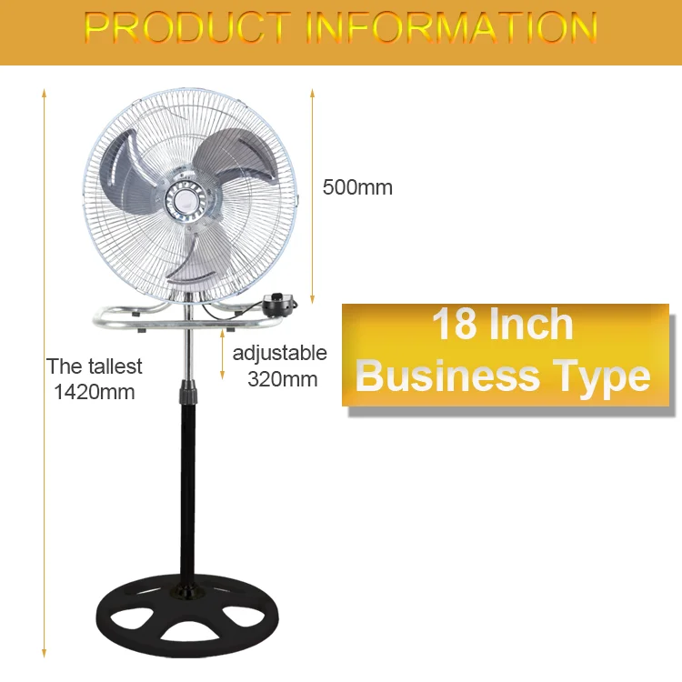 Fan Factory 18 Inch Industrial Fan 3 In 1 Cheap Stand Fan// - Buy ...