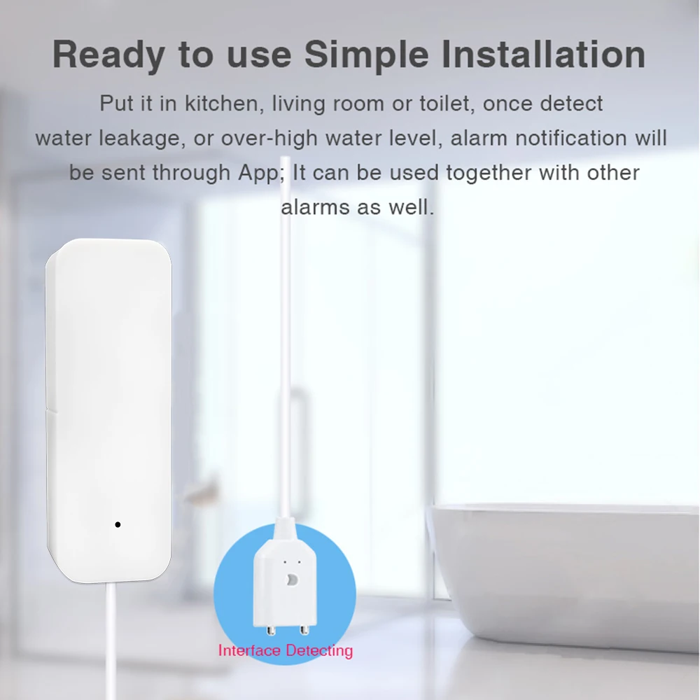 TUYA Smart Water Level Indicator Alarm - Home Security