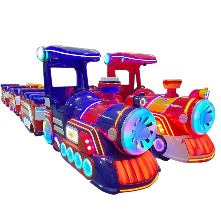 Indoor Mall Train Children Amusement Rides Trackless Electric Amusement ...