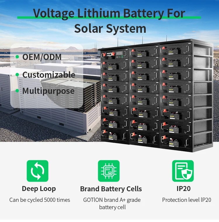 Oem Industrial Commercial Energy Storage System 192v 360v Solar Pv ...