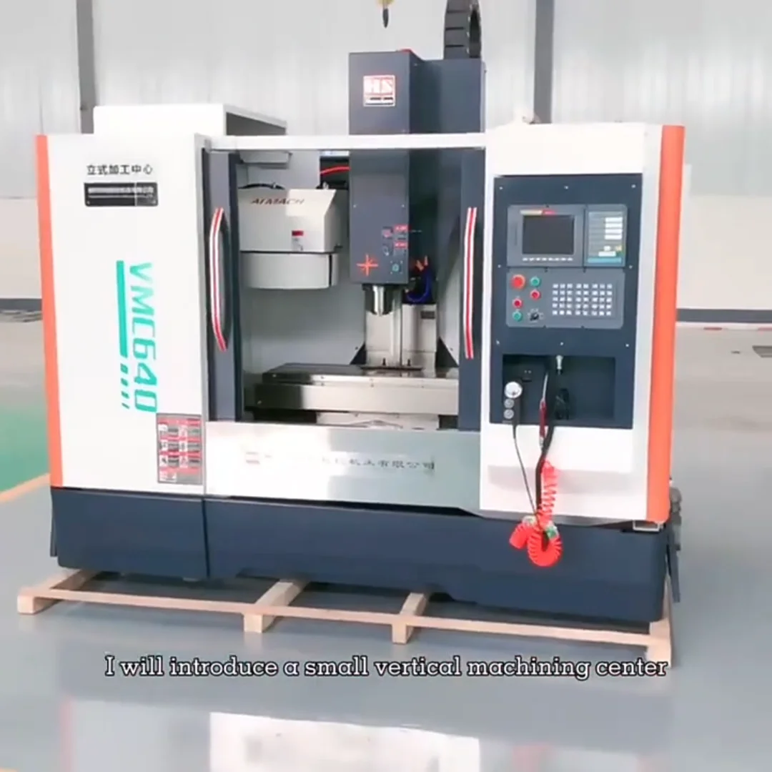 Vmc640 Cnc Vertical Machining Center Siemens 828d Cnc Milling Machine 5 Axis Cnc Spindle Bt40 ...