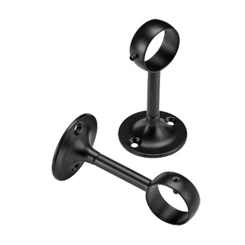 Heavy Duty Curtain Rod Ceiling Mount Bracket Rod Support Hanger - Buy ...