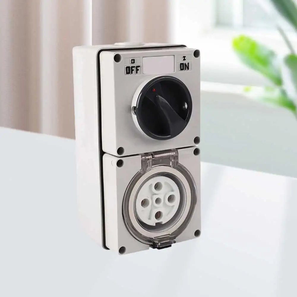 Oswell Australia Ip66 32a 5round Pin 500v Switch Socket Industrial ...