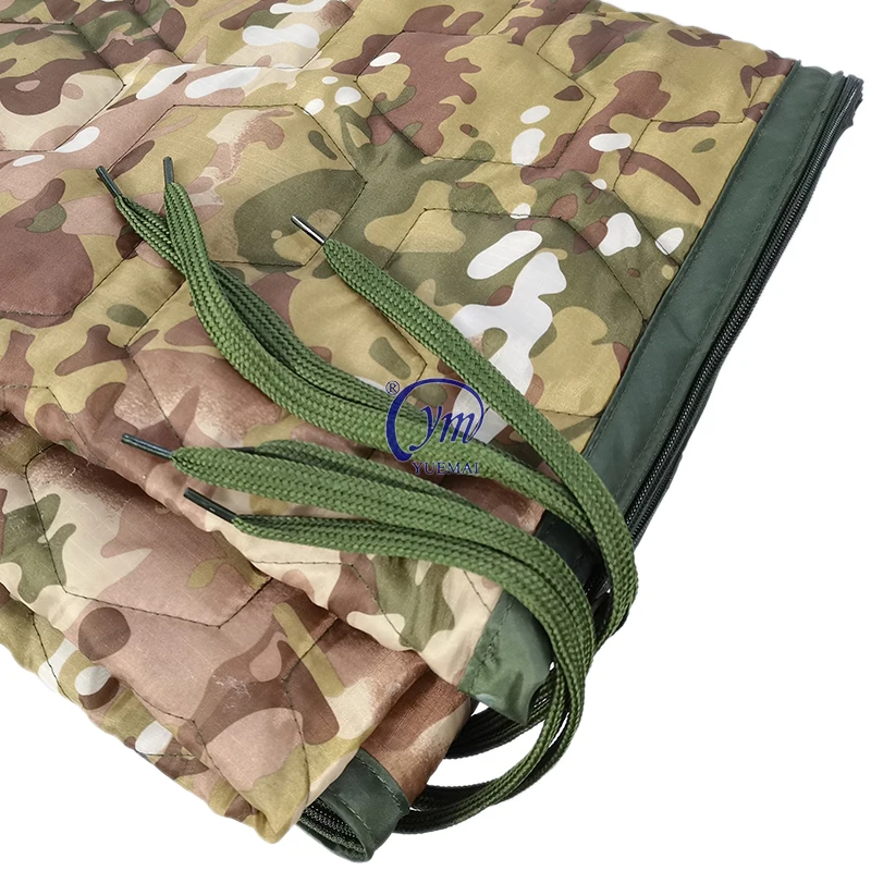 Thermal Insulated Camping Rhodesian Camo Poncho Liner Woobie Quilted ...