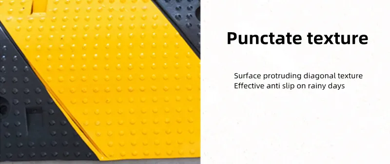 High Strength Driveway Rubber Speed Bumps Install Deceleration Strip ...
