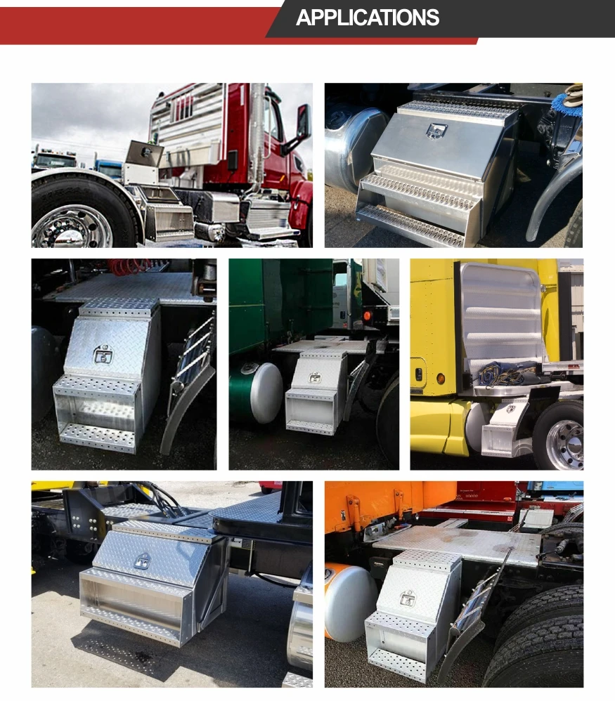 Aluminum Trailer Side Mount Tool Boxes - Durable & Secure