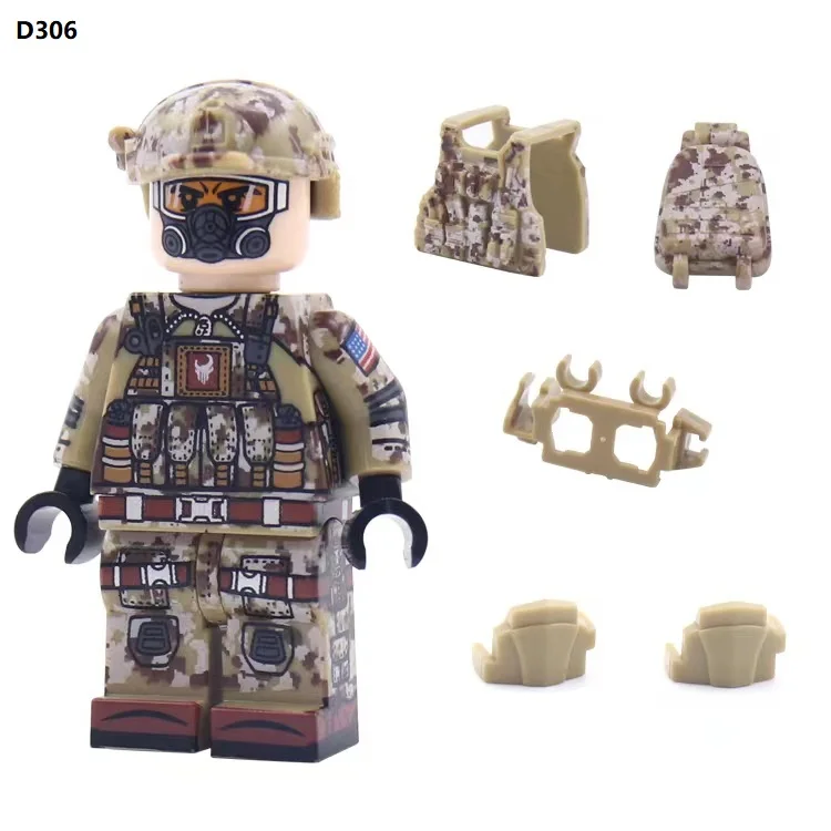 Army Toys American Soldiers Military Soldier Series Moc Bricks Soviet ...