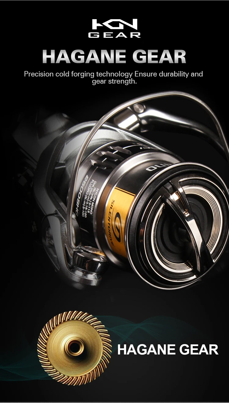 Shiman 21 NASCI Reel AR-C Spool HAGANE Gear Saltwater Wheel ...