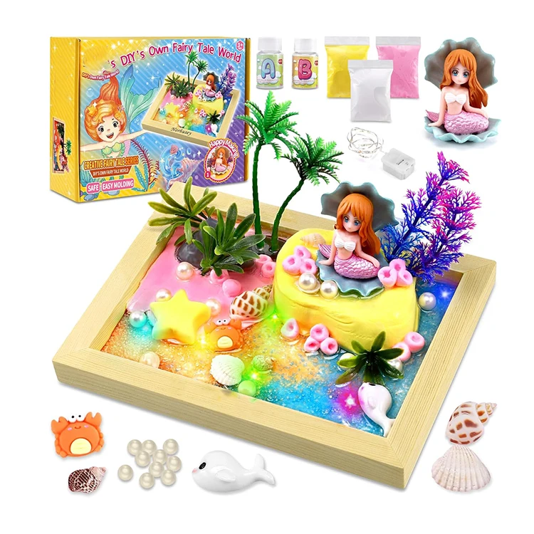 Make Your Own Sea & Mermaid Fairy Tale World Enchanting Diy Mermaid Art ...