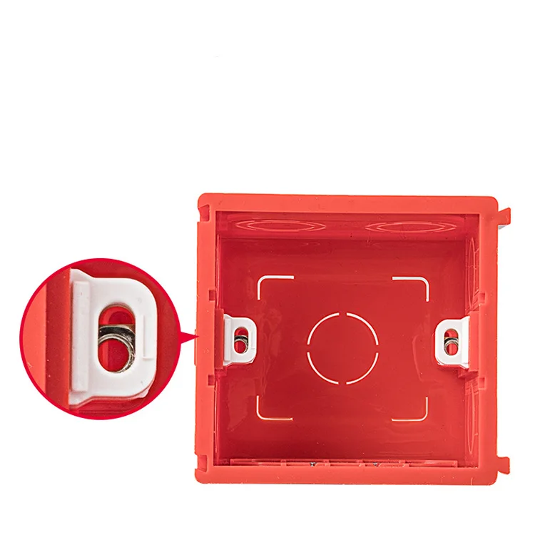 Residential Embedded Dark Line Switch Junction Box Electrical Pvc ...