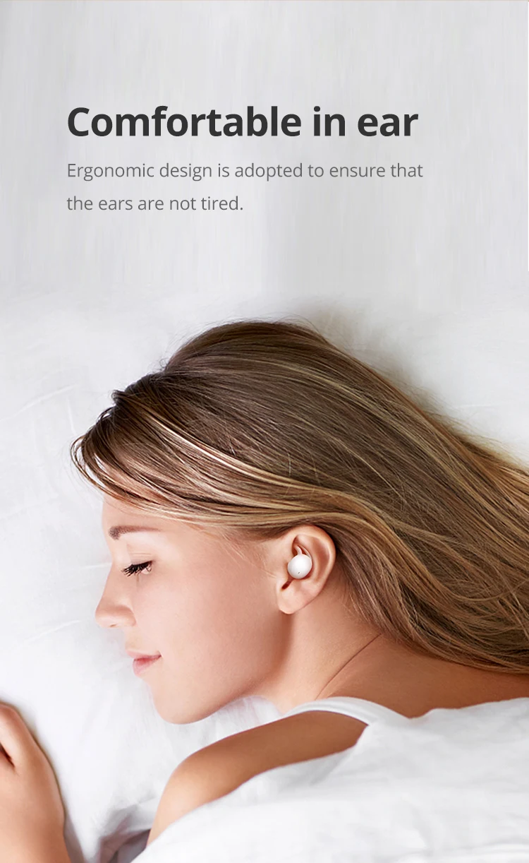 Lindero H40 Sleep Earbuds Tws Earphones Wireless Bluetooth Headphones ...