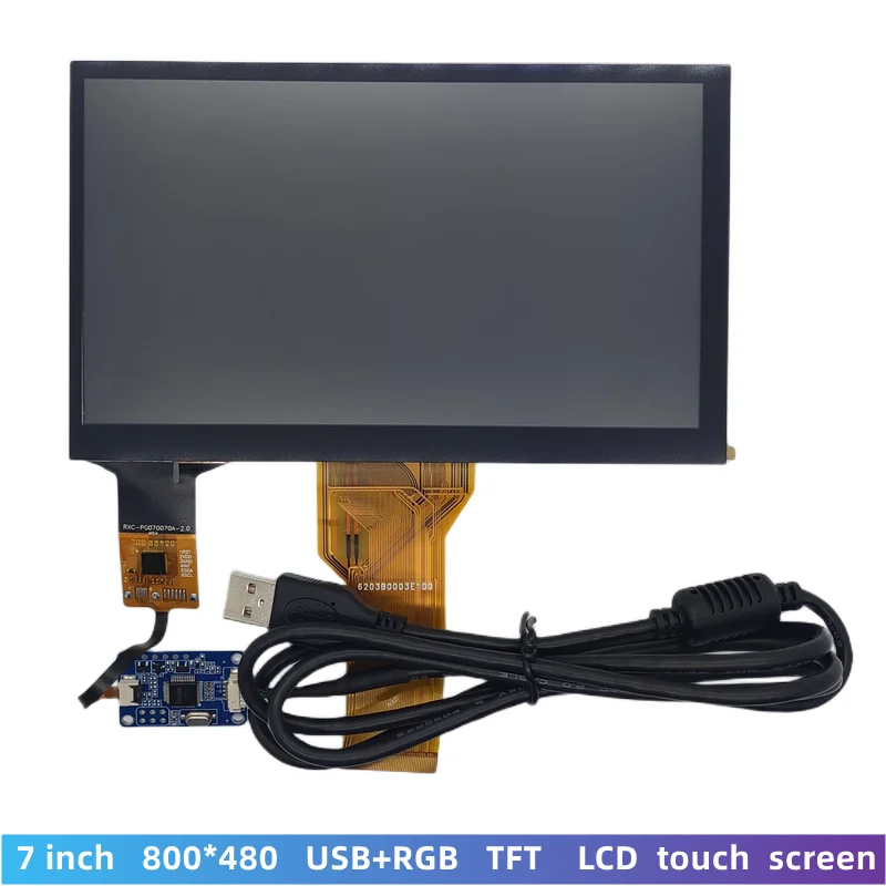 7 Inch 800 * 480 Resolution Display Screen With USB+RGB Interface 7 ...