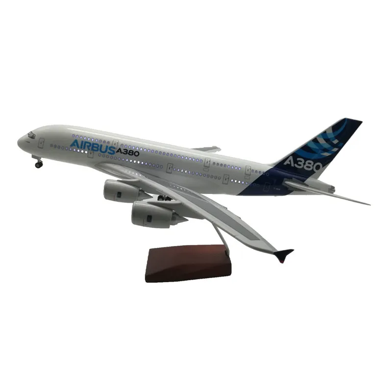 Resin Material Large Scale 1:200 37cm A380 Airbus Prototype Model ...