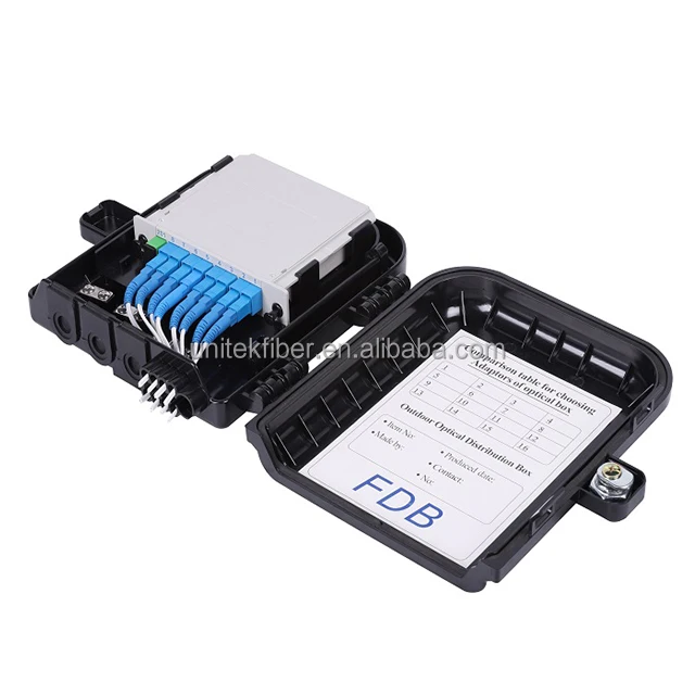Electric Distribution Box Terminal 16core Lc/sc Nap 16 Core Optical Fiber Terminal Box Fast ...