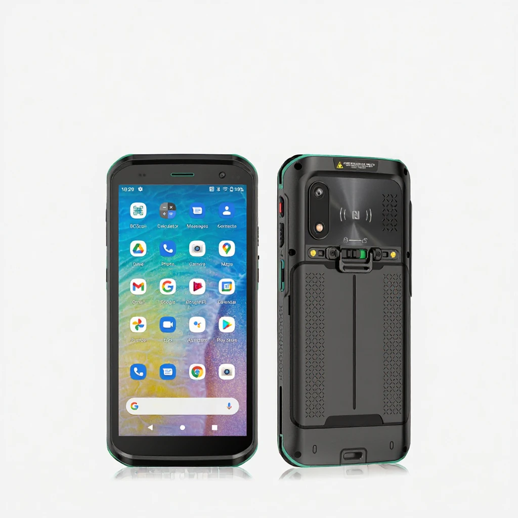 Android 13 Industrial 2.0 GHz 32G NFC Handheld PDA Smartphone 1D 2D QR ...
