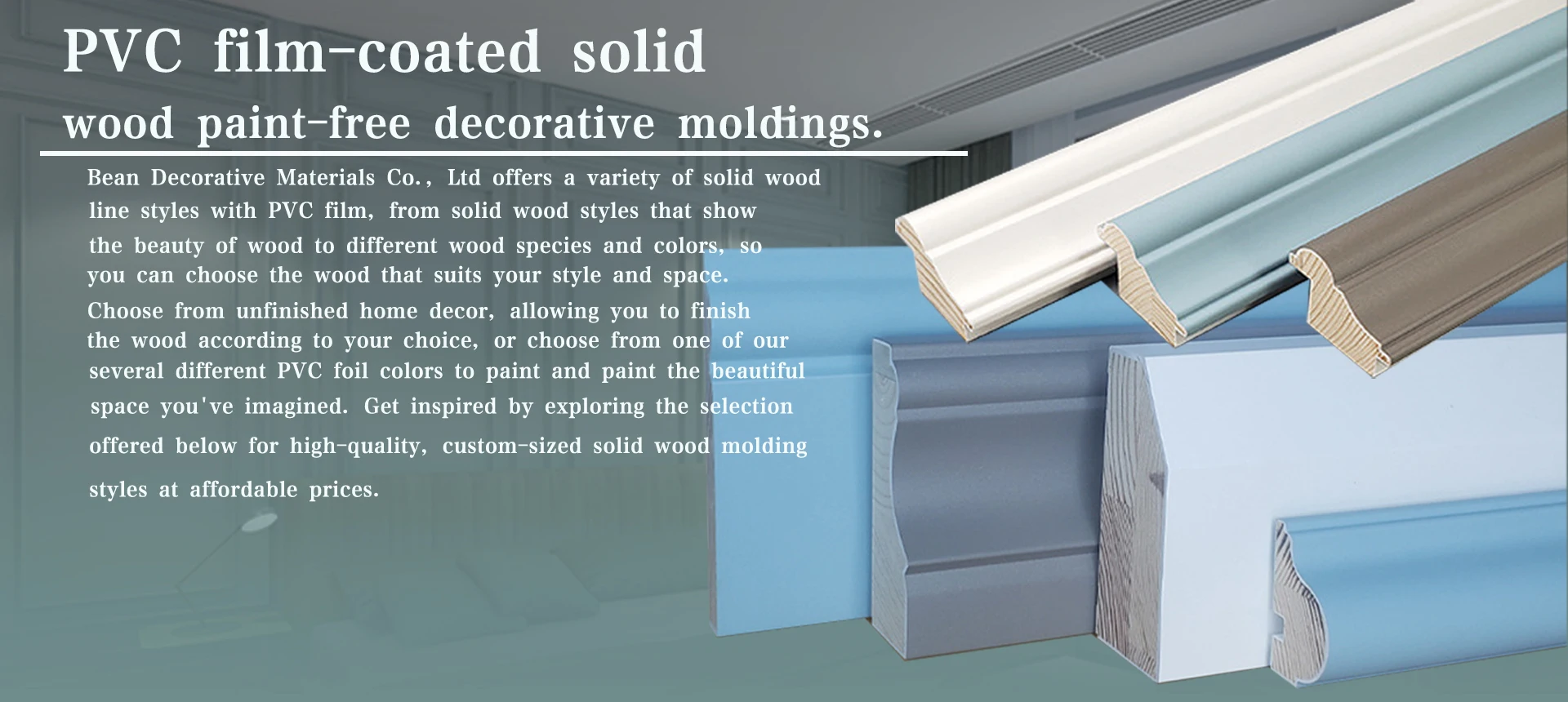 Baseboard Molding White Solid Wood Paint Frame Mouldings Wooden ...