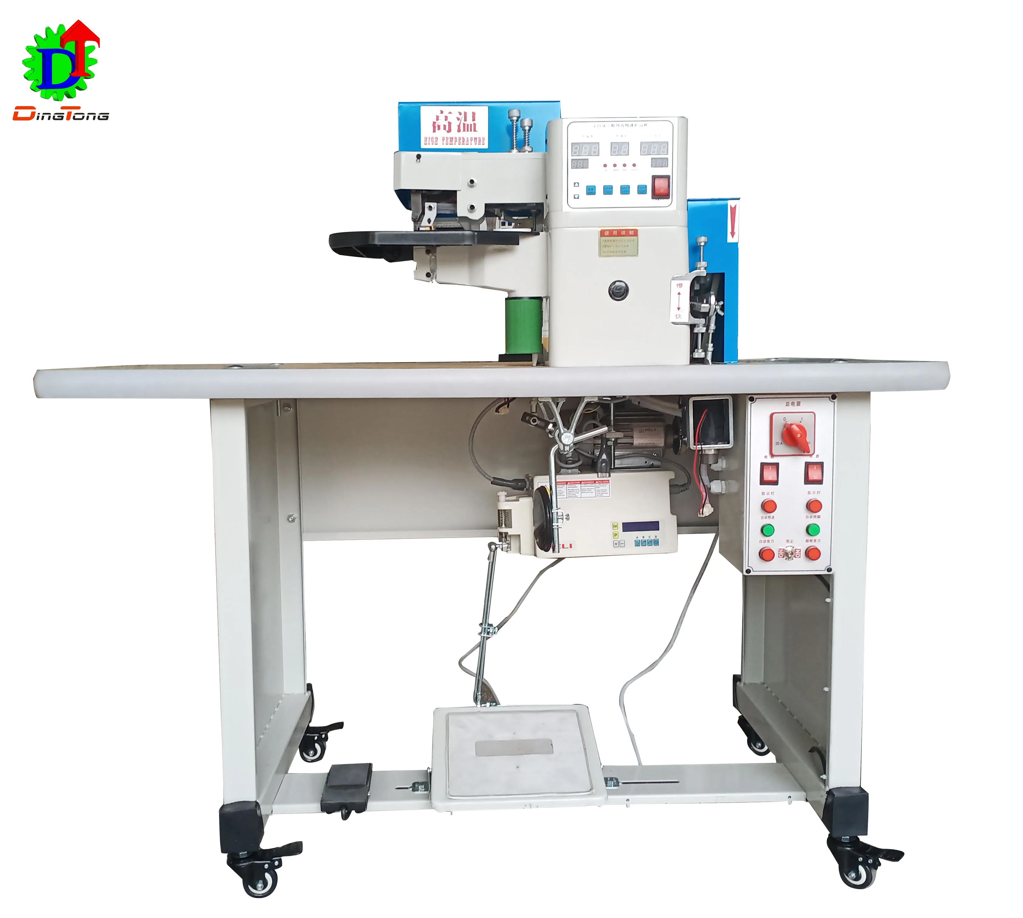 Automatic Hot Cementing Leather Edge Folding Machine for Shoe Industry ...
