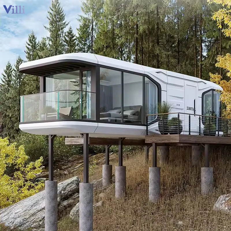 luxury modular camping prefabricated modern earthquake resistant ...