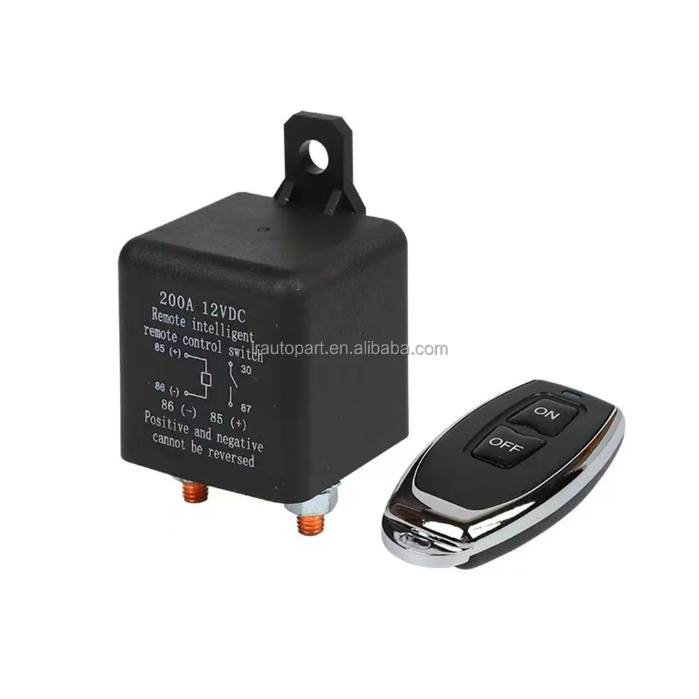 Lr Auto 12v Automotive Relay 24v200a Remote Dual Wireless Remote ...